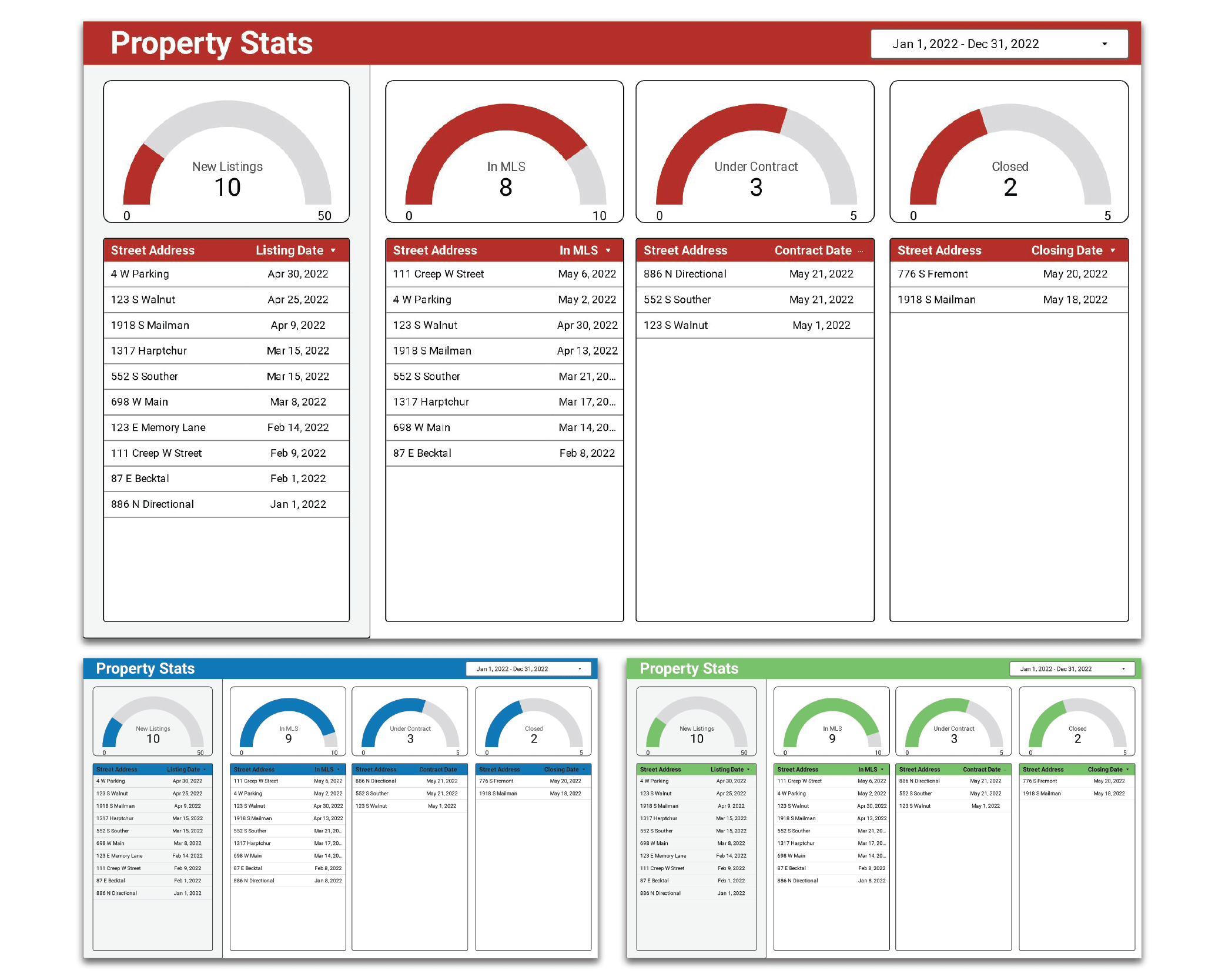 Workflow Secrets Real Estate Dashboard
